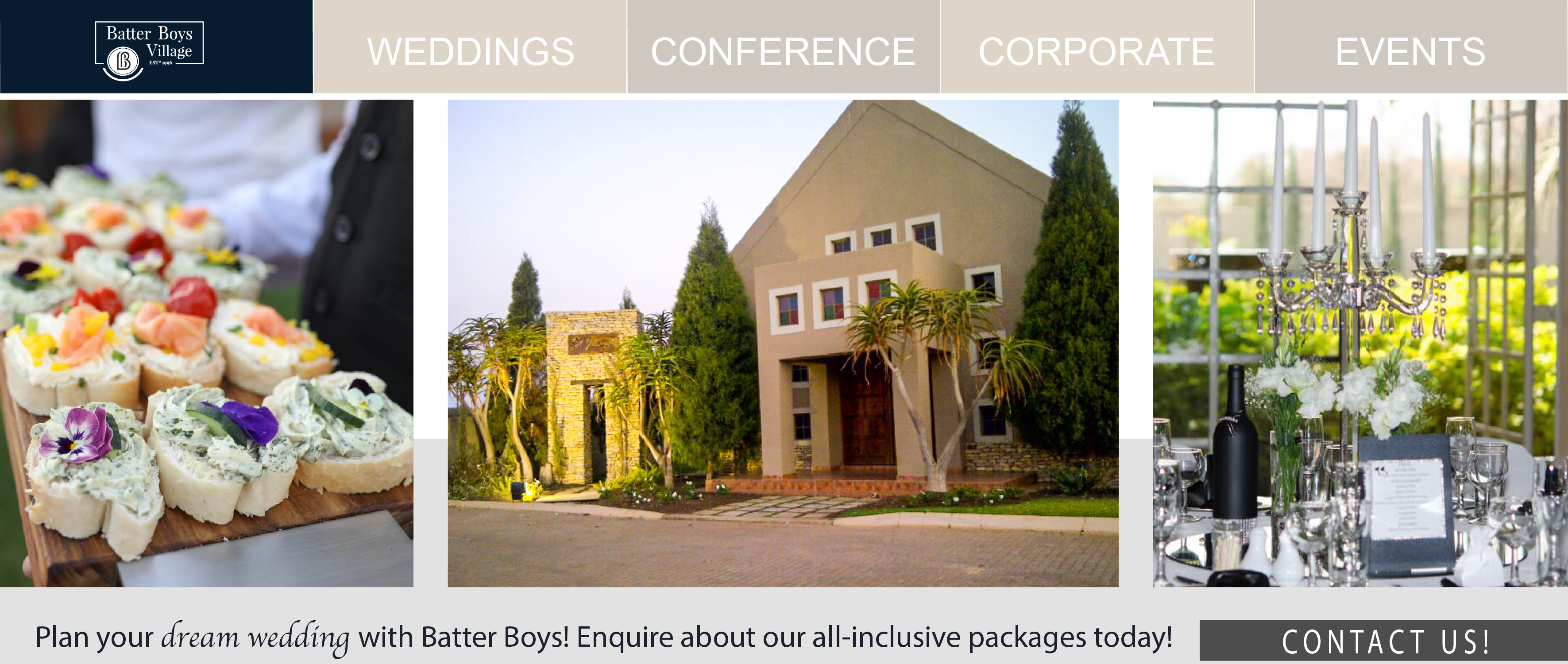 Catering Guest House Events - Batter Boys