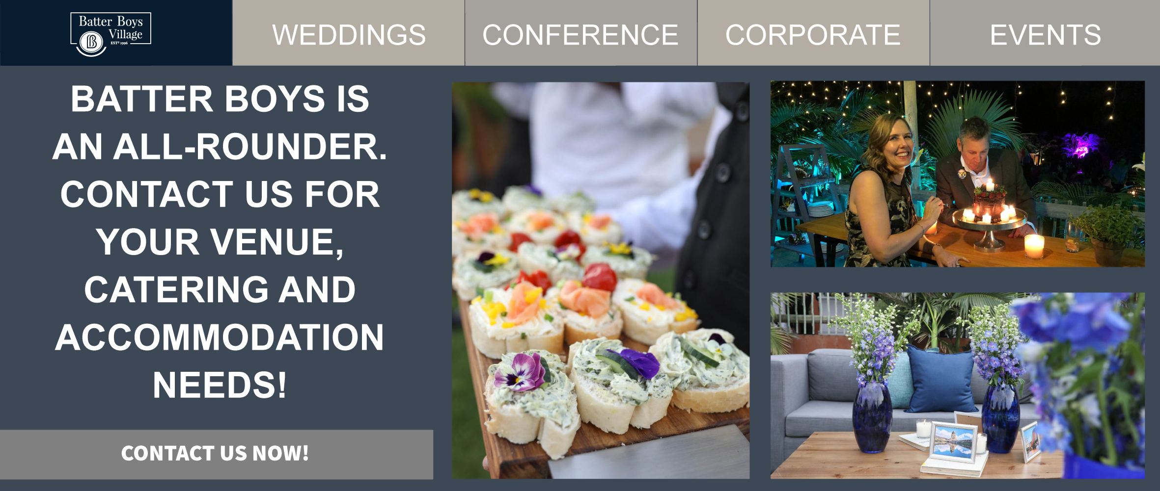 Catering Guest House Events - Batter Boys